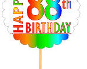 88th birthday gift | Etsy