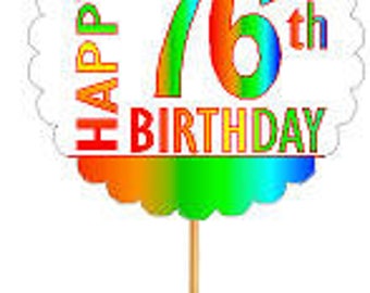 76th birthday | Etsy