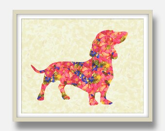 Dachshund art | Etsy