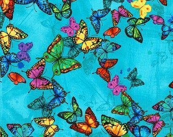 Butterfly fabric | Etsy