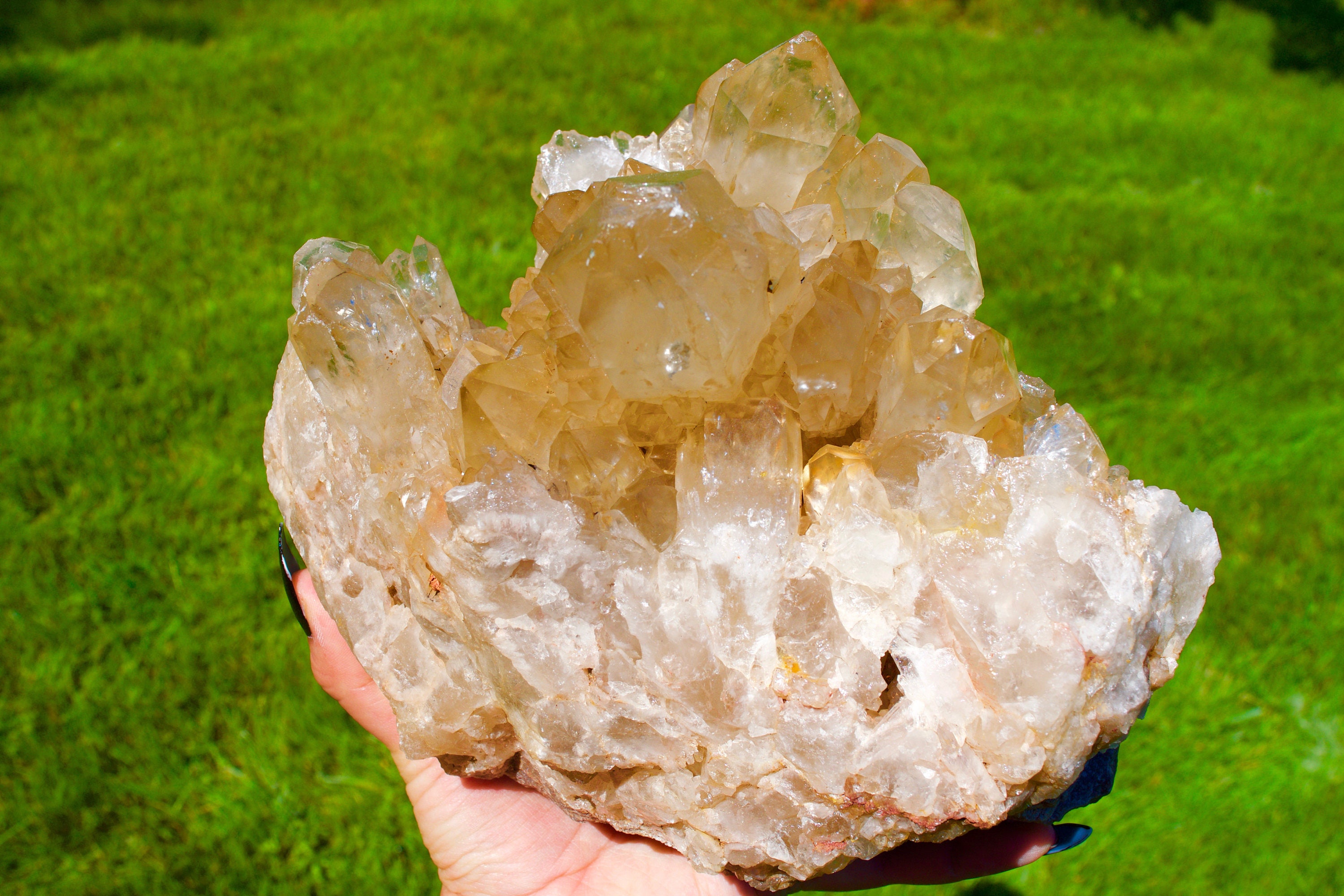 Extra Large Stunning Sun Kissed Congo Cascading Citrine