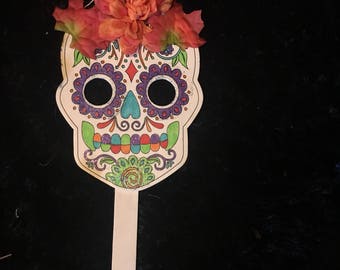 Sugar skull mask | Etsy