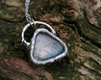Spectrolite pendant | Etsy