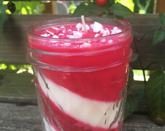 Peppermint candles | Etsy