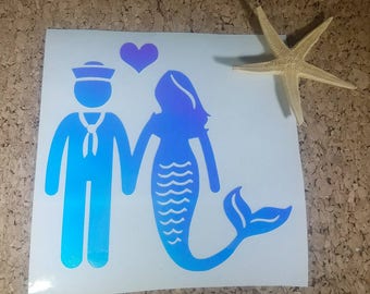 Mermaid decals | Etsy