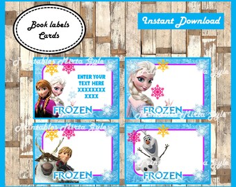 Frozen name tags | Etsy