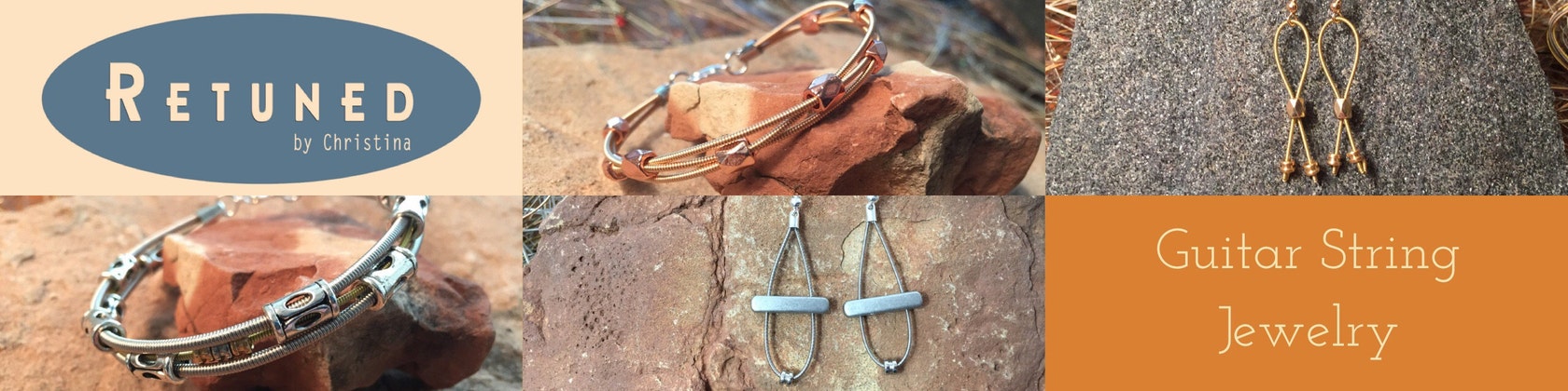 Handmade jewelry using repurposed used by RetunedByChristina