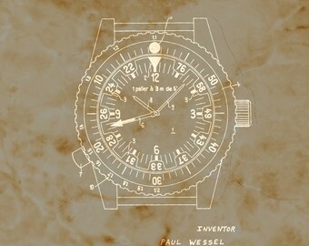 Watch blueprint | Etsy