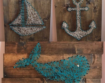Nautical string art | Etsy