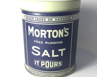 Vintage morton salt | Etsy