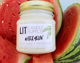 Watermelon candle | Etsy