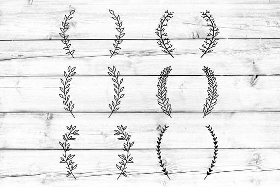 Laurel Svg Laurel Wreath Svg Laurel Leaf Svg Laurels Svg