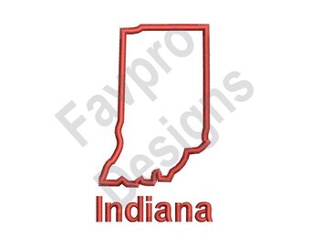 Indiana embroidery | Etsy