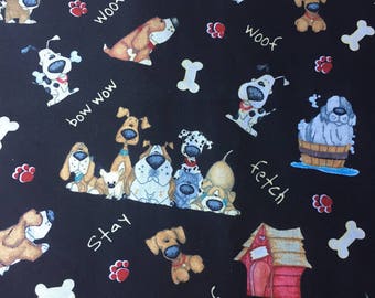 Dog fabric | Etsy