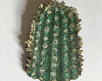 Cactus brooch | Etsy