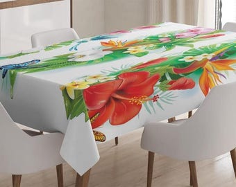 Tropical tablecloth | Etsy