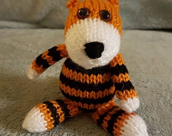 Knitted tiger | Etsy