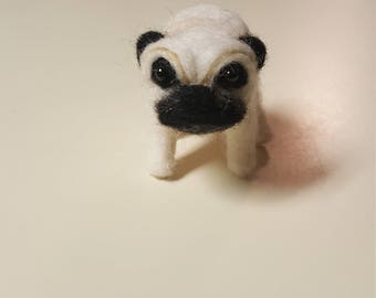 Felt pug | Etsy