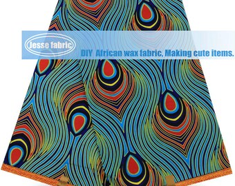 Wax print fabric | Etsy