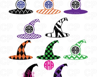 Witch hat svg | Etsy