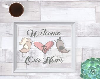 Welcome to our home | Etsy