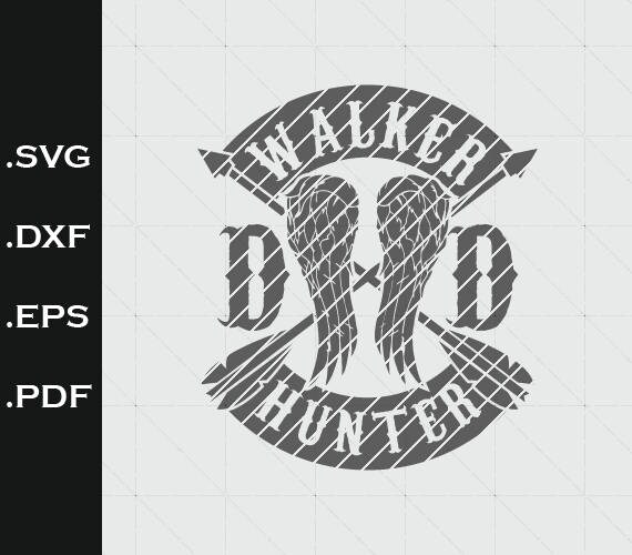 The Walking Dead SVG walker hunterTwD Daryl Dixon