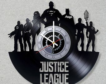 Superhero wall clock | Etsy