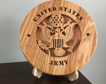 Army plaque | Etsy