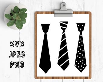 Father's Day Clip Art Neck Tie and Bolo Tie Clipart