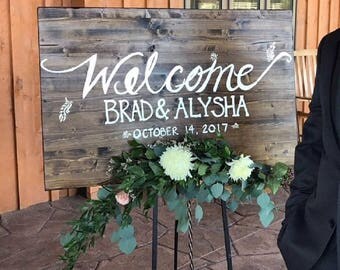 Rustic welcome sign | Etsy