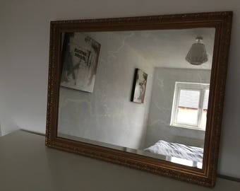 Distressed mirror | Etsy