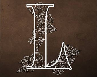 Letter l svg | Etsy