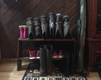 Reclaimed shoe rack | Etsy