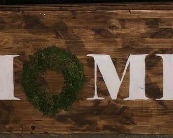 Rustic home sign | Etsy