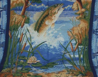 Fishing quilt | Etsy