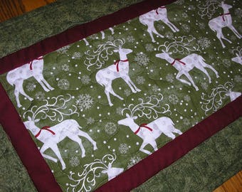 Quilted table runner | Etsy