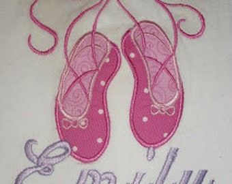 Ruby Slippers Applique Design-Crystal Shoes Embroidery