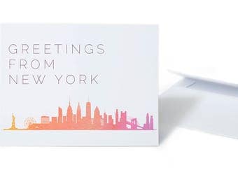 New york card | Etsy