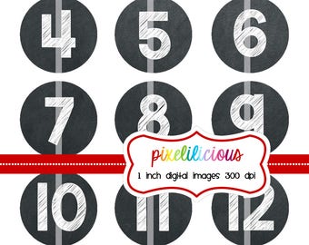 Chalkboard numbers | Etsy