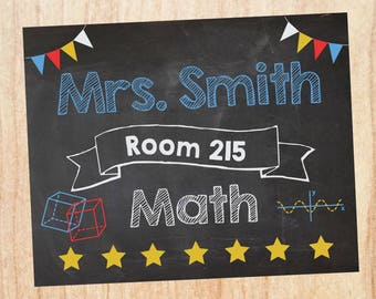 Math classroom decor | Etsy