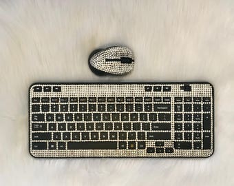 Rhinestone keyboard | Etsy