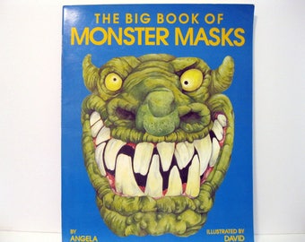 Monster paper mask | Etsy