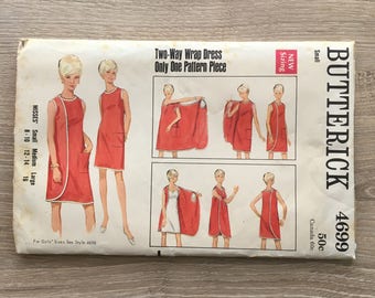 Wrap dress pattern | Etsy