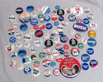 Vintage political buttons | Etsy