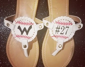 Baseball sandals | Etsy