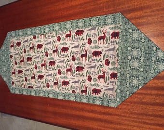 Winter table runner | Etsy