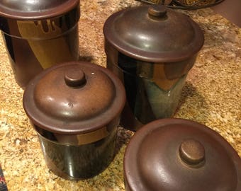 Vintage canister set | Etsy