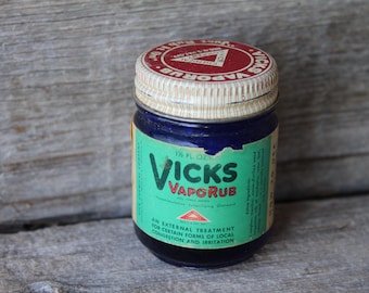 Vintage vicks bottle | Etsy