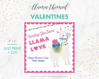 Llama love | Etsy
