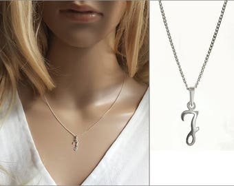 Letter j necklace | Etsy